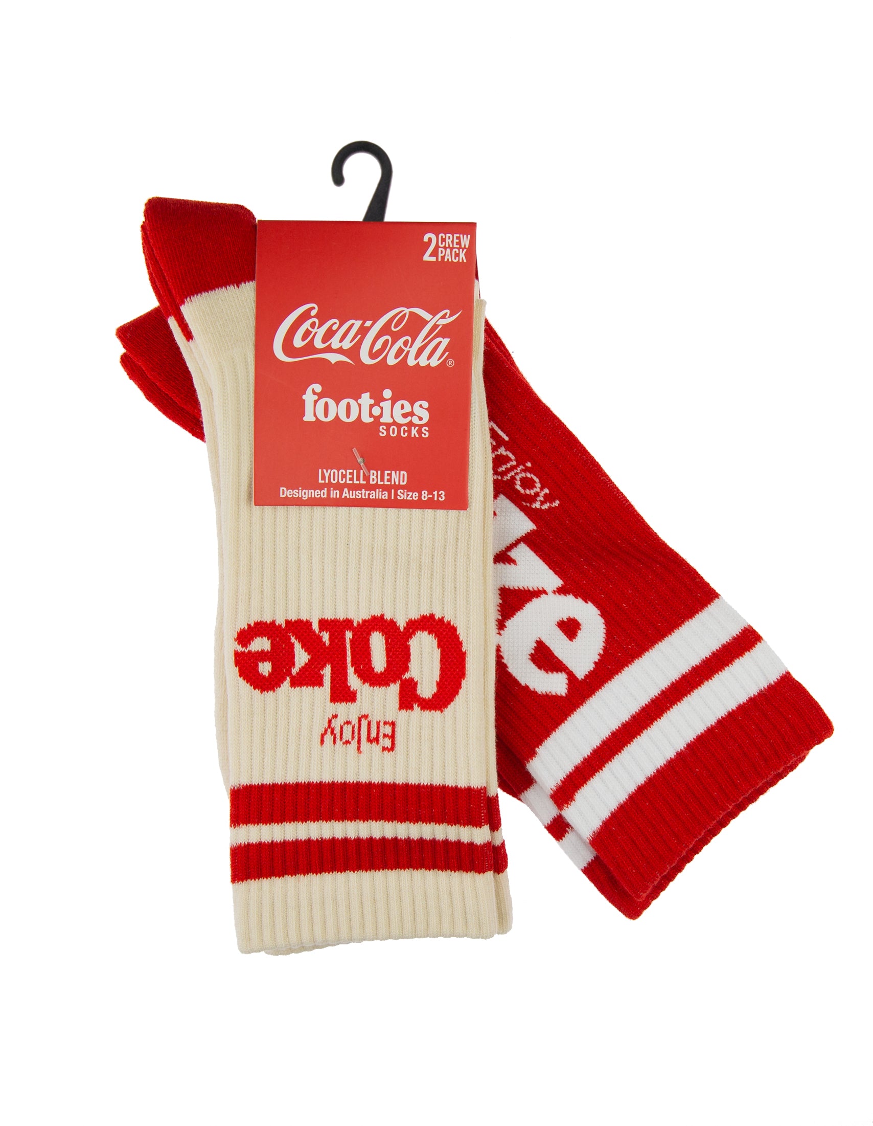 Foot-ies Coke Logo Sneaker Socks 2pk – Flynn's Inland Surf Co.