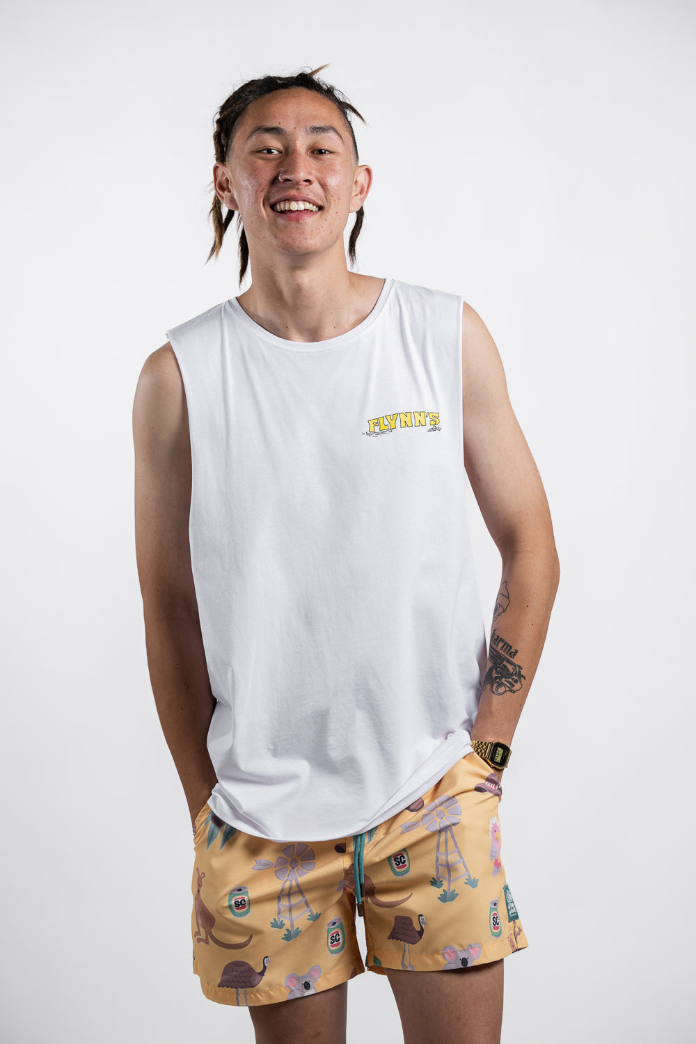 Inland Surf Trio Muscle Tee – Flynn's Inland Surf Co.